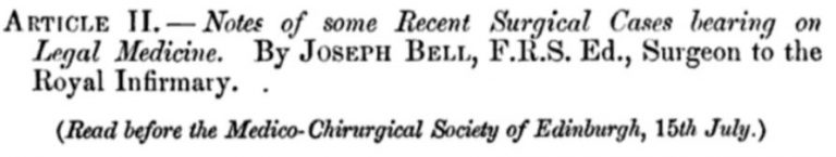 A case for Dr Bell - Thomas Morris